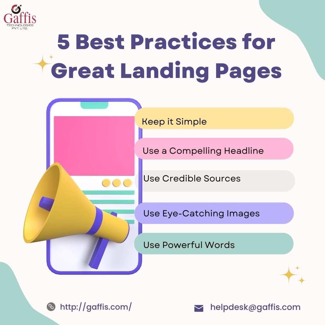 5 Best Practices for Great Landing Pages...
